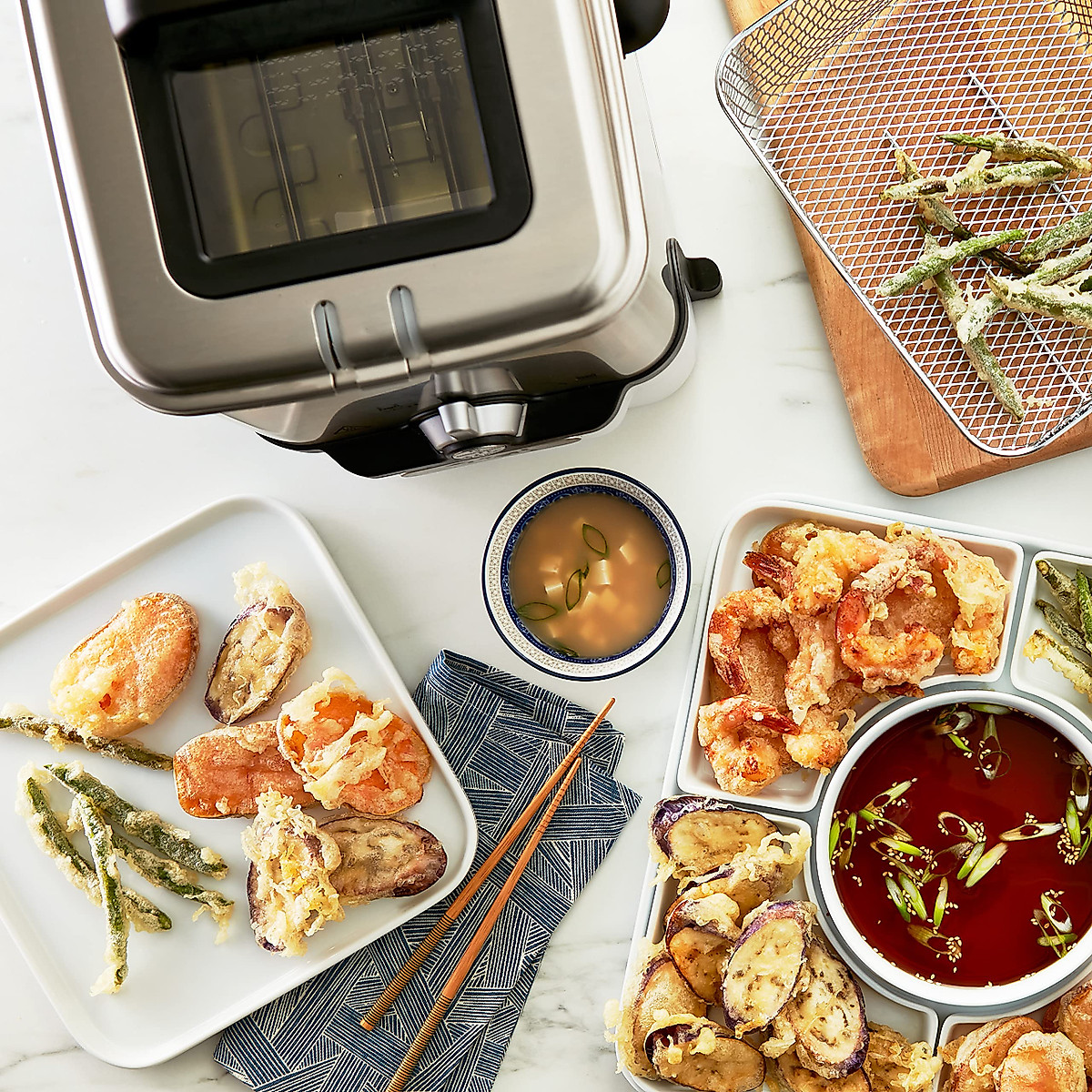 T-fal Deep Fryer with Basket, Stainless Steel, Easy to Clean Deep Fryer, Oil Filtration, 2.6-Pound, Silver, Model FR8000