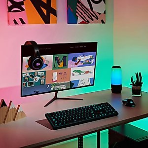Redragon K509 Pro Wireless Gaming Keyboard, 2.4G and Bluetooth Keyboard, RGB Backlit with 104 Low Profile Keys for Windows PC (Black)