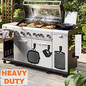 MUTUACTOR 2Packs Strong Magnetic Hooks,Heavy Duty Magnetic Wreath Hanger Rectangle Rubber Coated Magnet Hooks for Metal Door Refrigerator Christmas Wreaths Party Hanging Bag Grill Kitchen