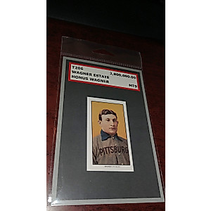 Honus Wagner T206 MT9 Mint Uncirculated Limited Edition Collector Baseball Card (Certificate of Authenticity) (Replica)
