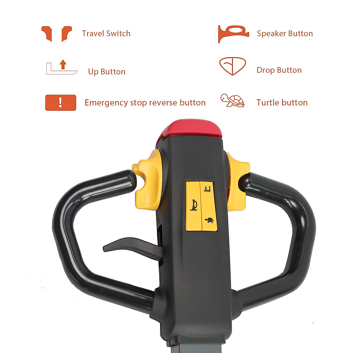 Xilin Electric Powered Pallet Jack 3300lbs Capacity Lithium Battery Mini Type Walkie Pallet Truck 48"x27" Fork Size