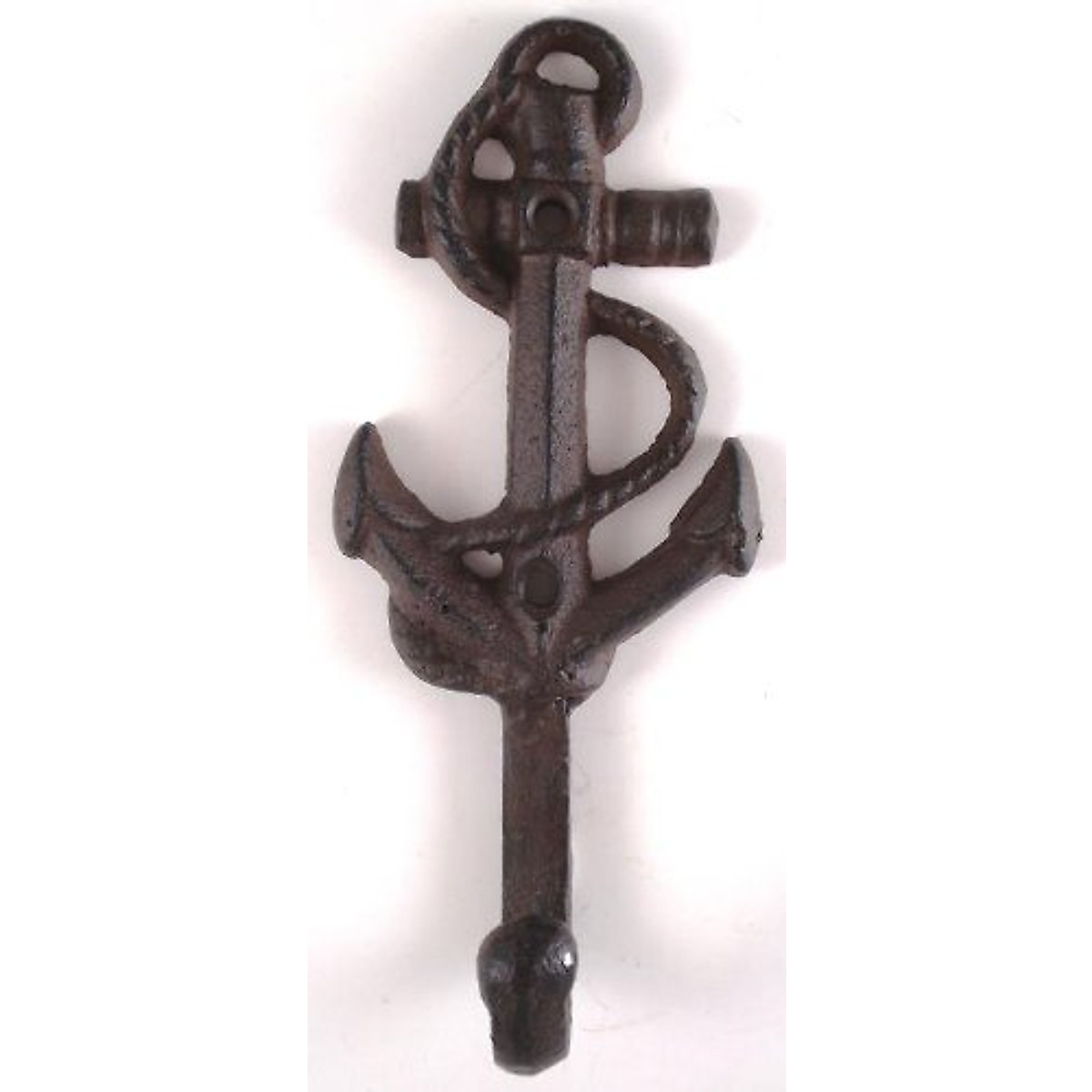 Lighthouse Dolphin Anchor Starfish Seahorse Shell Cast Iron Nautical Hooks Set