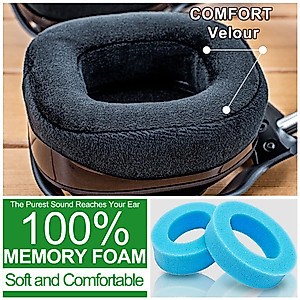 A40 TR Ear Cushions - Velour Earpads Compatible with Astro Gaming A40 TR Wireless Headset - a40 tr Replacement parts/a40 Accessories/Headband/Microphone Foam