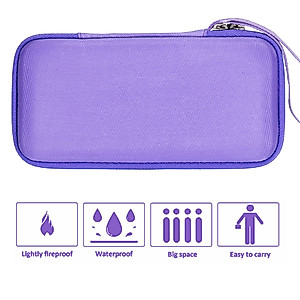 Khanka Hard Travel Case Replacement for Texas Instruments TI-83 Plus/TI-84 Plus/TI-84 Plus CE Color Graphing Calculator, Case Only (Infinitely Iris)