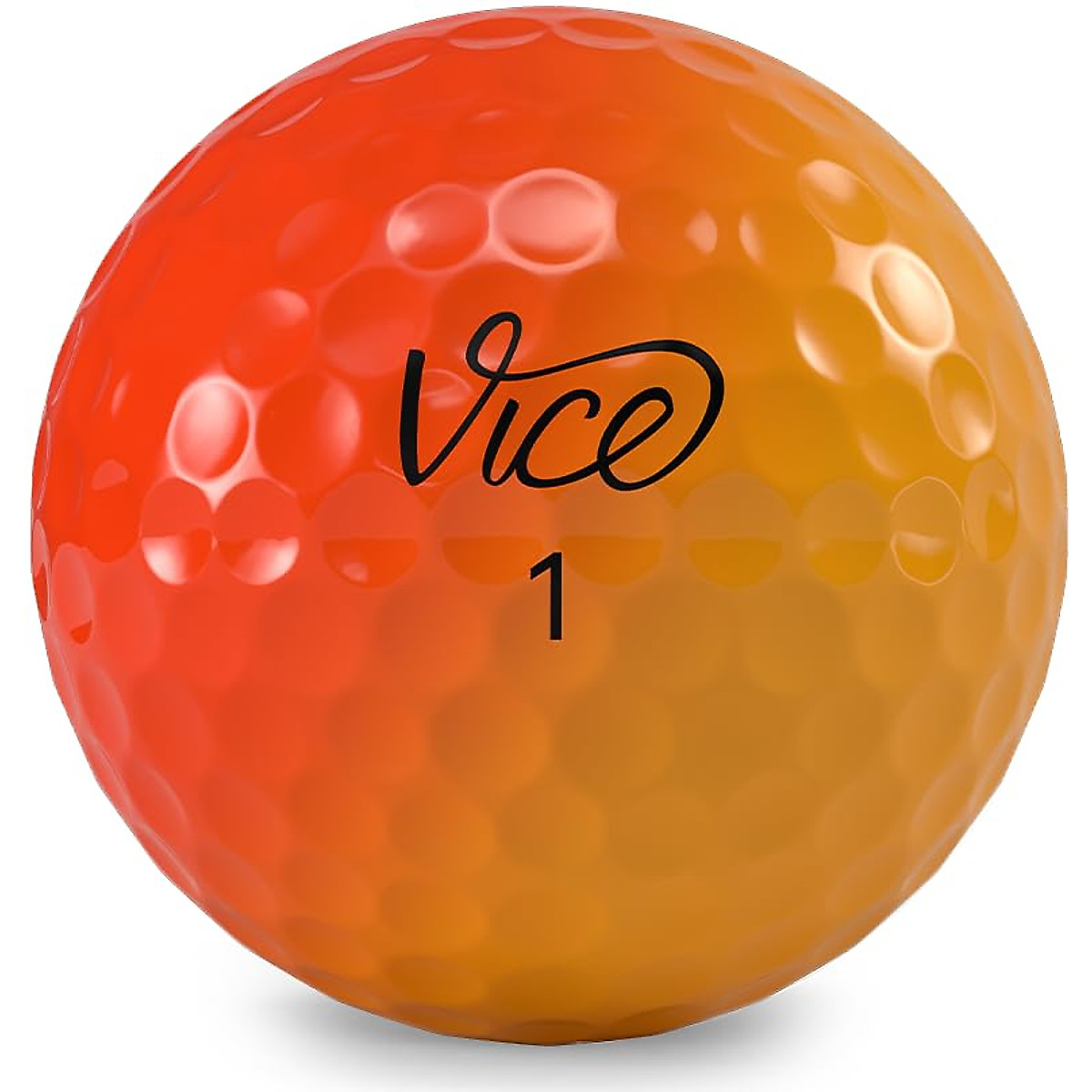 Vice Pro Golf Balls (Shade Red Orange)
