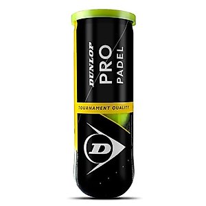 Dunlop Sports Dunlop Pro Padel, 3-ball can, Yellow