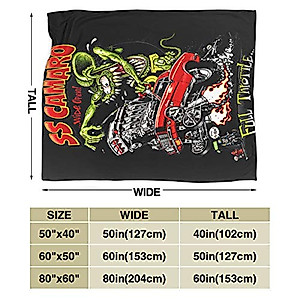 Rat Blanket Fin*k Throw Fleece Flannel Blanket for Living Room/Bedroom 80"x60"