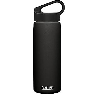 CamelBak Carry Cap Bottle - Vacuum Insulated Stainless Steel - Easy Carry, 20oz, Black