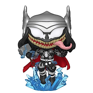 Funko Pop! Marvel: Venomized Thor #703 Exclusive with Chalice Collectibles Pop Protector Case