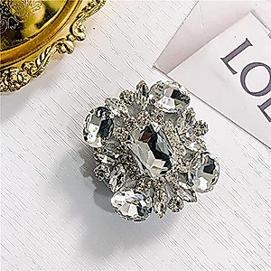 Bzybel Big Crystal Rhinestones Cell Phone Ring Holder Electronics Ring Holder Stand Finger Ring Kickstand Compatible Various Mobile Phones or Phone case Electronic Accessories