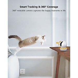 Imou Home Security Camera 2 Pack 1080P Baby Monitor with Night Vision, 2-Way Audio, Human Detection, Sound Detection, WiFi Indoor Camera Dog Cam