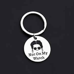 Lywjyb Birdgot TV Show Inspired Gift Not On Keychain Gift for TV Show Fans Best Friends (Guillermo ky)