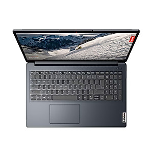 Lenovo IdeaPad 1 15AMN7 15.6" Laptop AMD Ryzen 3 7320U 8GB RAM 256GB SSD PCIe NVMe Wi-Fi 6 Fingerprint Reader Abyss Blue Windows 11 Home in S Mode (Renewed)