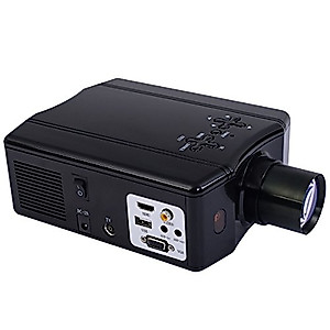 Safstar 2000 Lumens Mini Multimedia Portable Projector HD 1080P LCD LED Video Game Home Cinema Theater Movie Projector