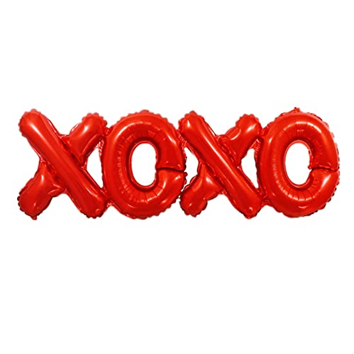 Soochat XOXO Balloons | Valentines Day Letters Foil Balloons - Wedding Mother's Day Father's Day Propose Marriage Anniversary Backdrop