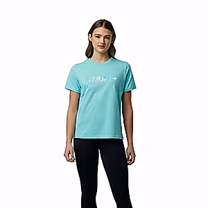 McLaren F1 Women's Miami Palm Graphic T-Shirt Aqua Sky