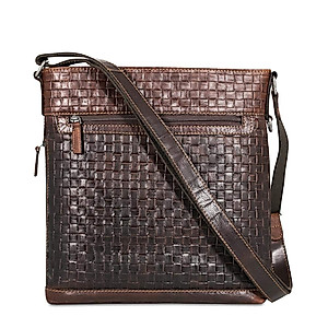 Voyager Woven Crossbody Bag #WF312 (Brown)