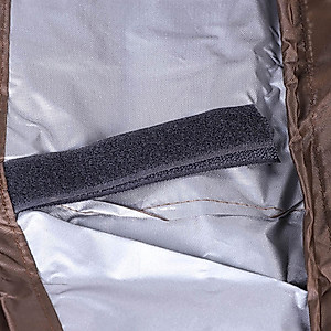 Waterproof Patio Loge Chair Cover, Garden Patio Furniture Cover, Outdoor Loge Chair Protector For Home Patio, Beach, Poolside Furniture (Coffee)