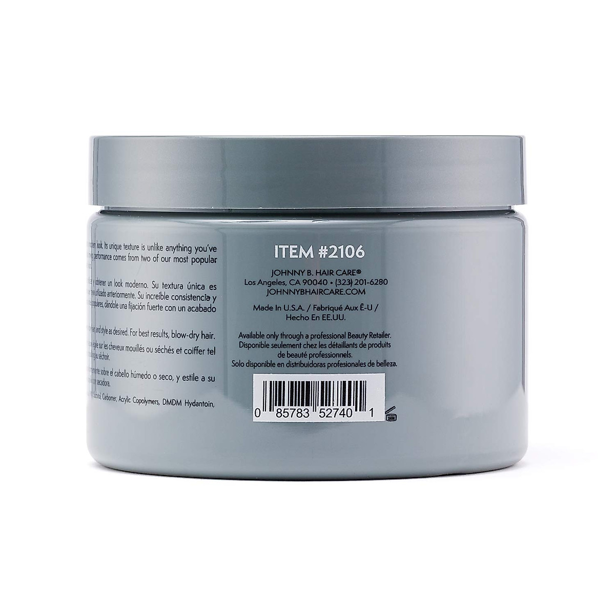 JOHNNY B. Fuddy Matte Styling Gel 12 oz.