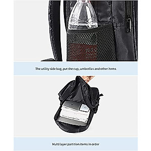 African American Girl Backpack Teens Bookbag Schoolbag With Shoulder Bag Pencil Bag Set For Girls 3pcs Set (African Girl13)