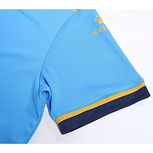 KELME Soccer Jersey Uniform Set Kids Adults Boys Girls - Soccer Jersey and Shorts Athletic Sport Team Youth Football Jersey (Red/Dark Gray, Small)