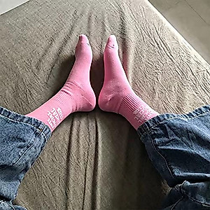 5/8 Pairs Unisex ANTI SOCIAL ANTI CLUB Letter Slogan Crew Socks, Stylish Hip Hop Graffiti Street Socks for Teens (Value Pack D-8 Pairs,Unisex Adult,Unisex,Adult,US,Alpha,Medium,Regular,Regular)