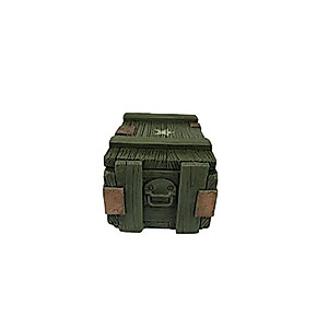 DWK Military Ammo Crate Trinket Box l Small Army Keepsake Chest 6" inches