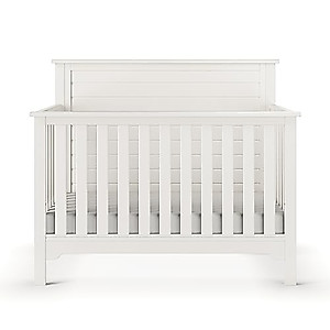 Child Craft Farmhouse Flat Top 4-in-1 Convertible Crib (Brushed Cotton)