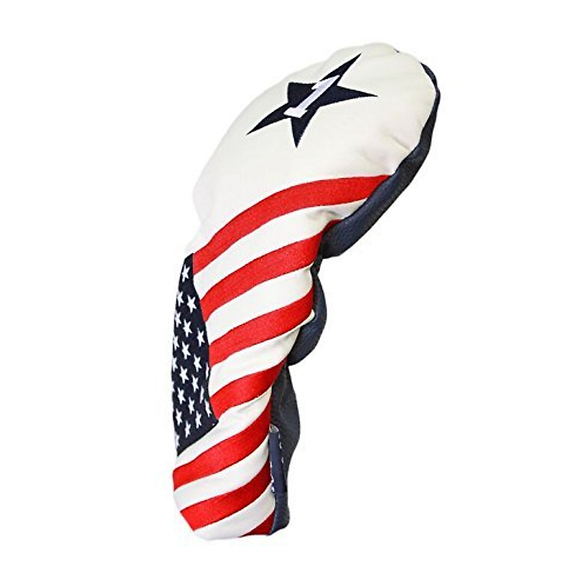 USA 1, 3, H Golf Headcover Patriot Vintage Retro Patriotic Driver Fairway Wood Hybrid Head Cover