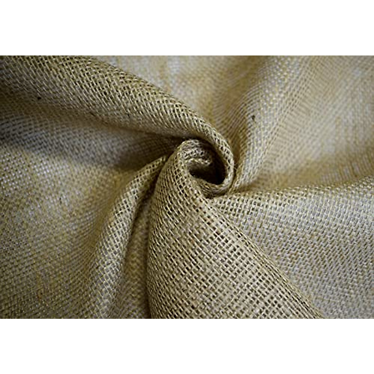 USA Fabric Store Burlap Natural Jute Fabric 10 Oz 72" Wide by The Yard Premium Vintage Upholstery