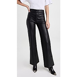 ASKK NY Women's Vegan Brighton Pants, Black, 24