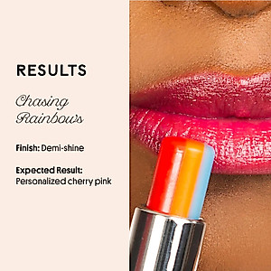 Winky Lux Rainbow pH Tinted Lip Balm, Hydrating Lip Balm, Cherry Pink Tint With Vitamin E and Jojoba Oil to Moisturizer Lips, Vegan & Cruelty Free