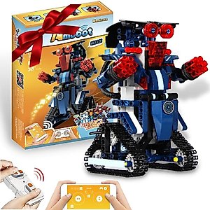 eirix Building Block Robot Kits,Remote Control Robotics & App Control Engineering STEM Robot Learning Educational Building Toys Gifts for Kids Boys Girls Birthday Christmas Age of 8-14