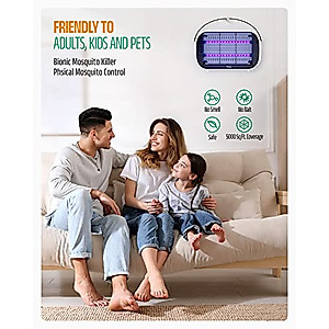 Buzbug LED Bug Zapper Indoor, 10 Years Lifespan Lamp Sustainable Less Power, Durable High-Voltage Electric Mosquito Zapper, Fly Trap Mosquito Trap, Fly Killer Fly Zapper -MA015B