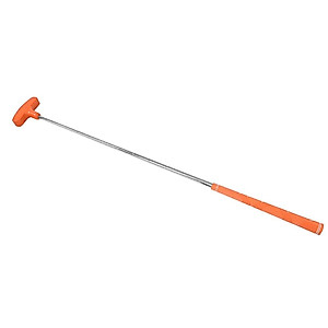 Junior Putter,Kids Junior Putter, 24inch Clubs Putters Two Way Putter Mini Stainless Steel Rubber Head Putters Kids Putter Steel Shaft Accessories(Orange)