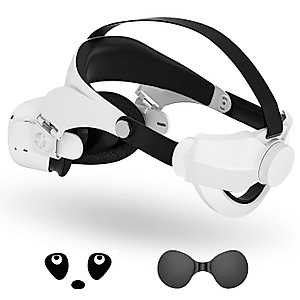 Aixoto Head Strap for Oculus Quest 2/Meta, Updated Adjustable Halo Strap, Replacement for Elite Strap, Less Pressure on Your Face, Comfortable VR Accessories