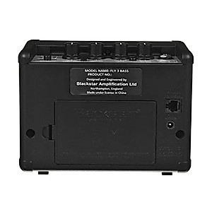 Blackstar Fly 3 Bass Innovative Combo Amplifier (Black) Bundle with Right Angle Instrument Cable (10-Feet)