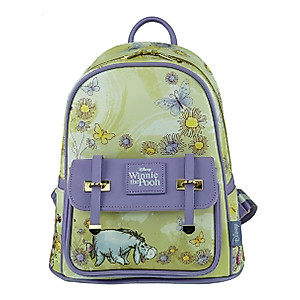 KBNL Eeyore 11inch Faux Leather Mini Backpack - A21775,Multicoloured,Medium