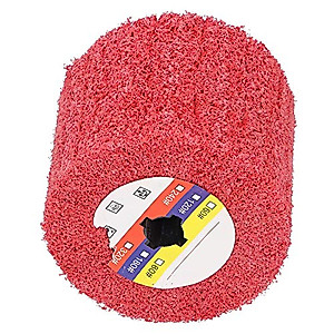 4.7x3.9in Nylon Polishing Wheel Polishing Machine Burnishing Wheel Polisher Accessory Red Polishing Tool