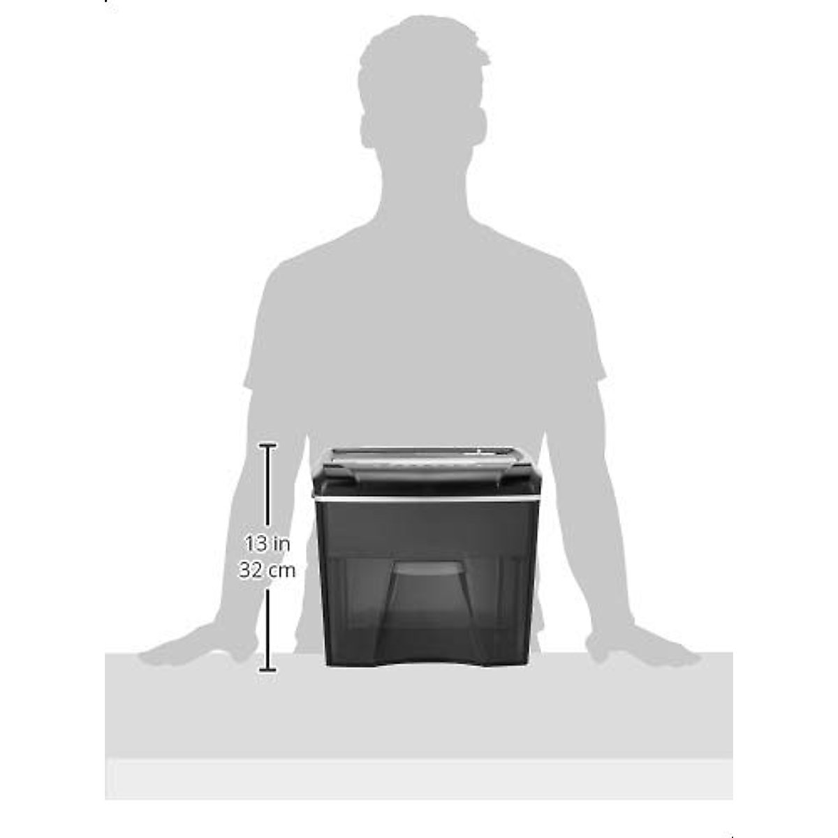 Amazon Basics 12-Sheet Cross-Cut Junk Mail, CD, and Credit Card Shredder with Pullout Basket