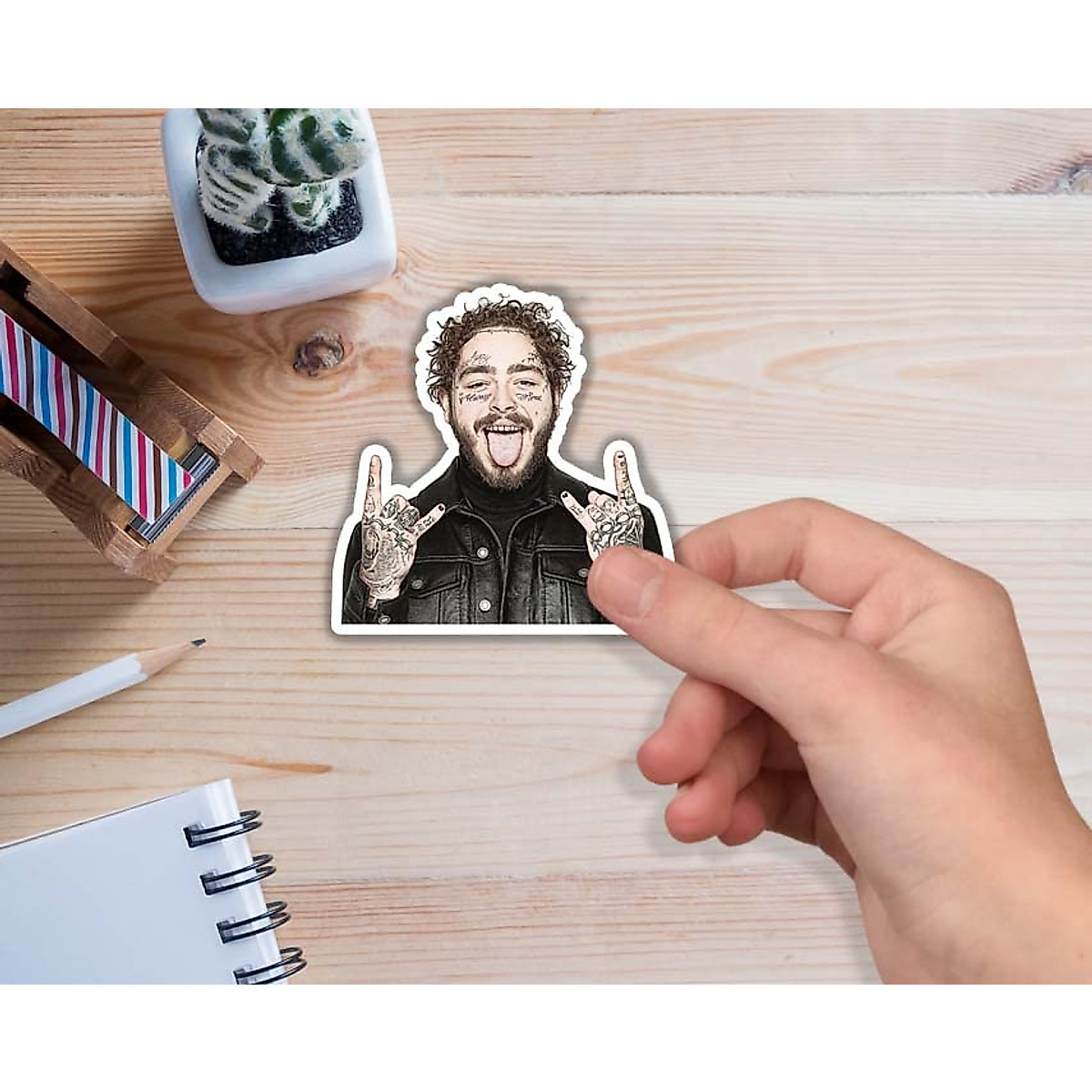 Post Malone Posty 3" Weatherproof and Water Resistant Vinyl Sticker