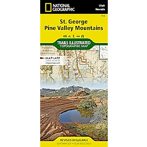 St George, Pine Valley Mountain Map (National Geographic Trails Illustrated Map, 715)