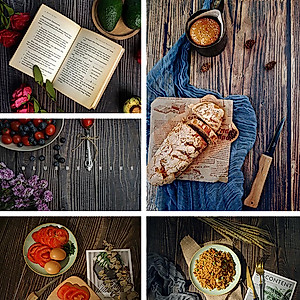 Food Photography Backdrops with Stand | 7PCS 14Patterns 22x34in | Product Photography Background Paper | Table Photography Backdrops