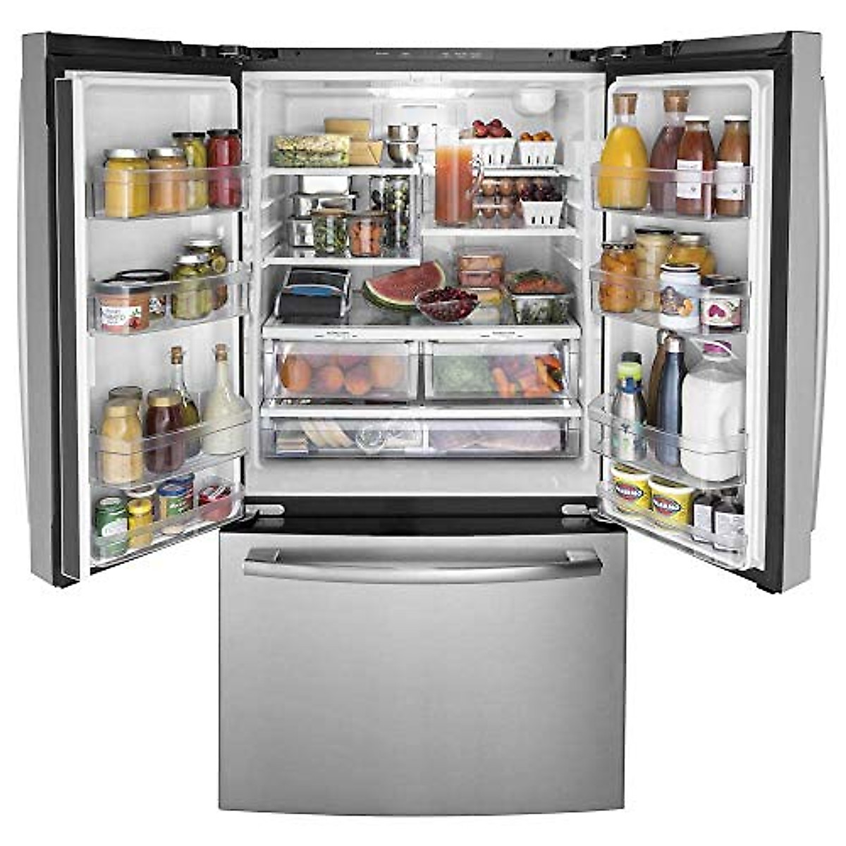 GE® ENERGY STAR® 27.0 Cu. Ft. Fingerprint Resistant French-Door Refrigerator