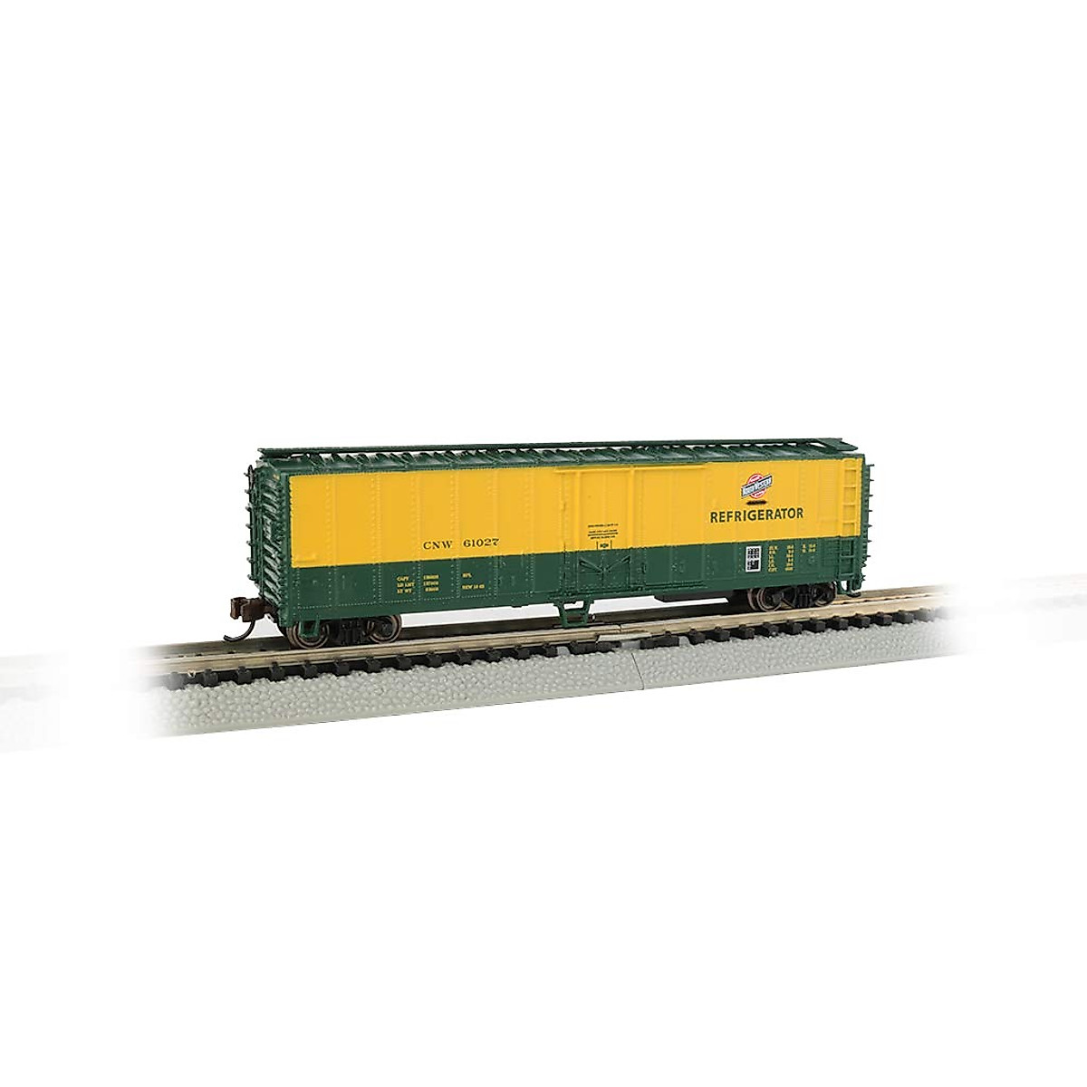 Bachmann Trains 17958 ACF 50' Steel Reefer - Chicago & Northwestern - N Scale, Prototypical Colors