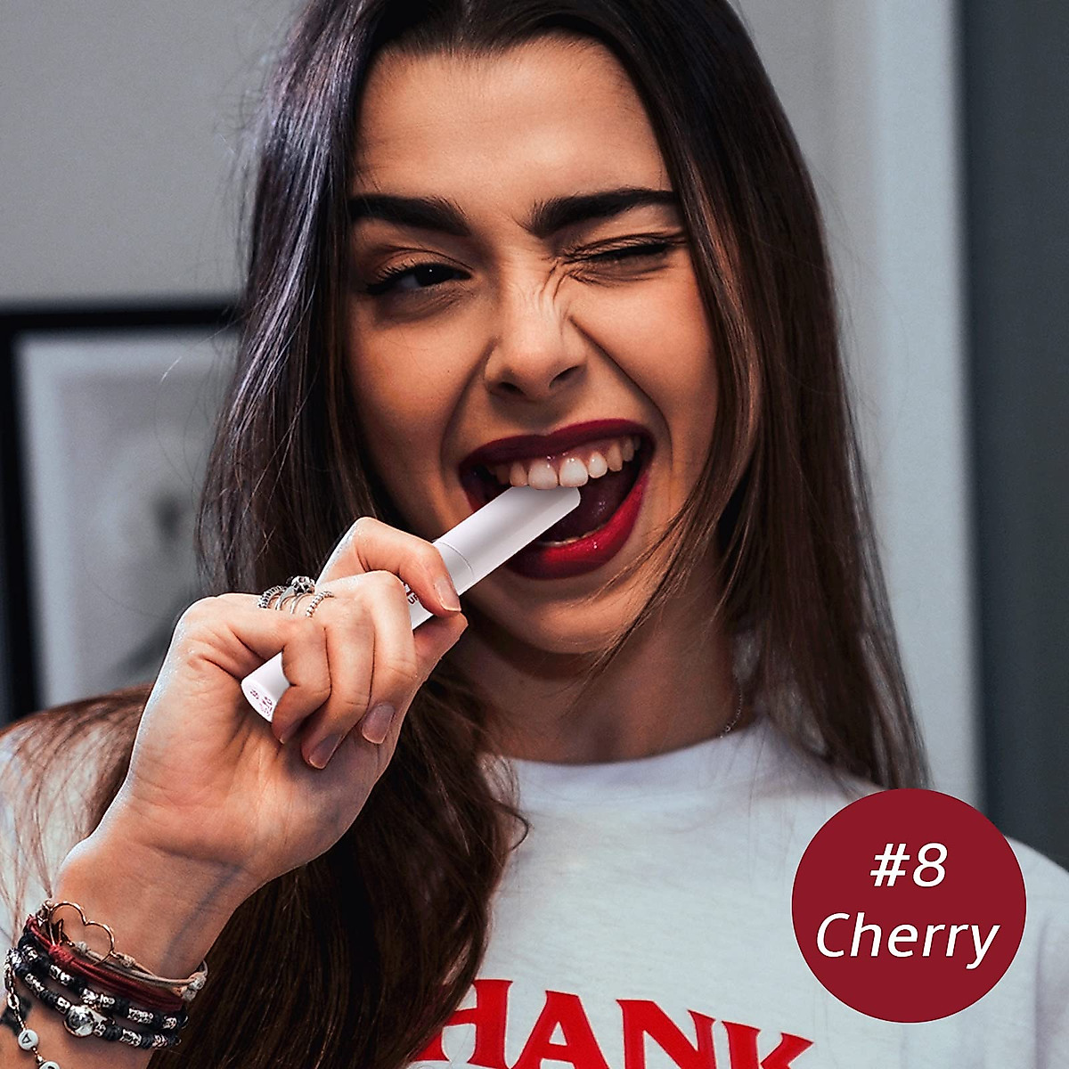 UCANBE 8 Pcs Lightly Glossy Lipstick Set - Waterproof Lip Stain - Liquid Lip Color - Long Lasting Lip Gloss - Smuge proof Korean Makeup - Lip Stick Christmas Gifts for Women