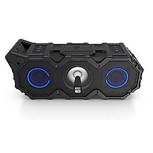 Altec Lansing Super Lifejacket Jolt - Waterproof Bluetooth Speaker, Durable & Portable Speaker with Qi Wireless Charging and Customizable Lights, Wireless Speaker for Travel & Outdoor Use
