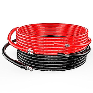 RICH SOLAR Tray Cable Connect Charge Controller and Battery (10AWG 10')