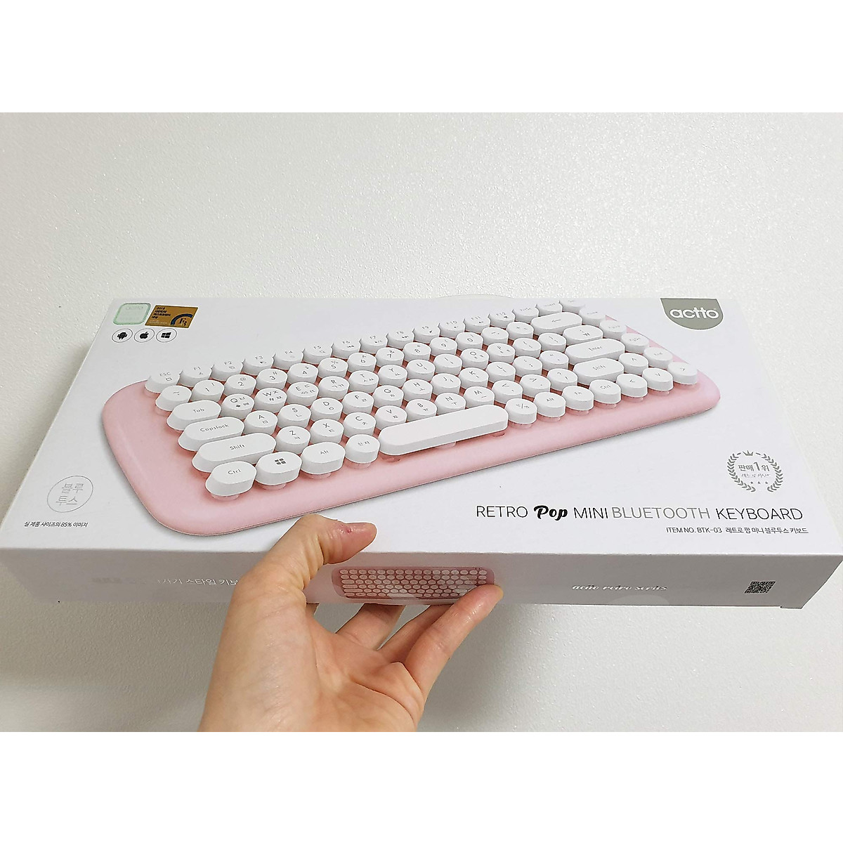 ACTTO Mini Bluetooth Keyboard Korean/English Layout