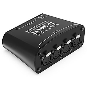 Enttec D-Split 70579 DMX 4 Port Isolated Splitter / Isolator (5-Pin)